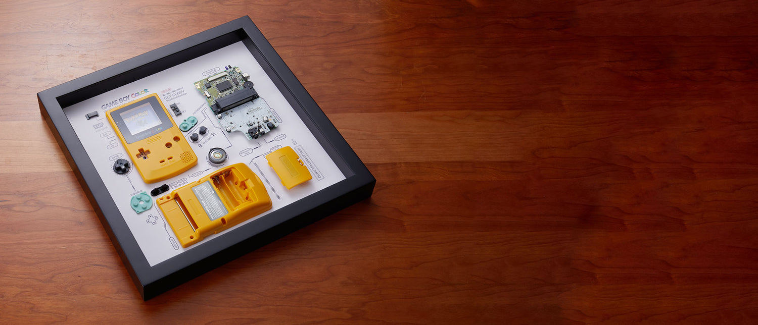 Xreart GameBoy Color Framed Artwork Personal Collection and Nostalgic Gift