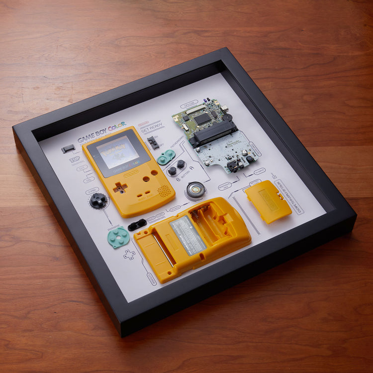 Xreart GameBoy Color Framed Artwork Personal Collection and Nostalgic Gift